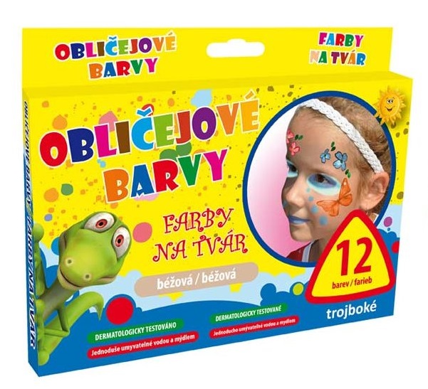 Barvy na obličej - Pártýsek